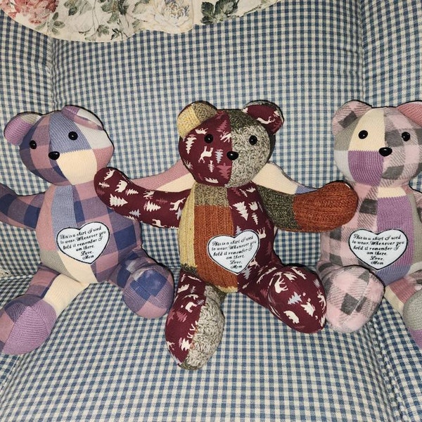 ADD ON: Custom Memory Patch for Bears - Etsy