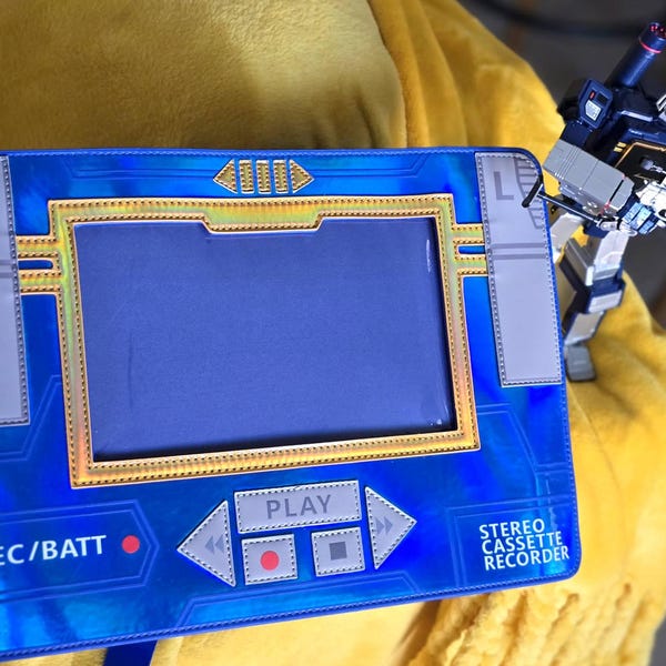 LIMITED QUANTITY Transformers Holographic Blue Soundwave Itabag ...
