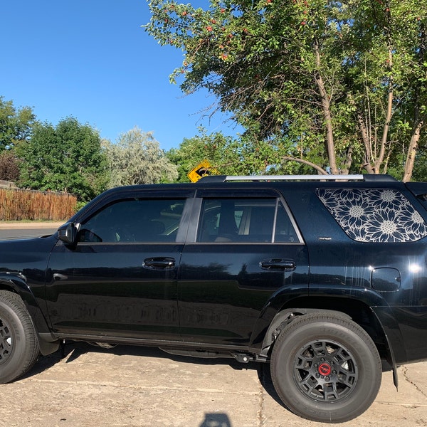 4runner Side Window Decals. Sunflower Design. Available for 1st, 2nd ...