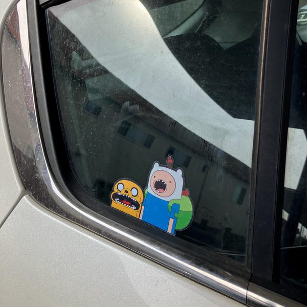 Regular Show Mordecai and Rigby Clear Vinyl Sticker - Etsy