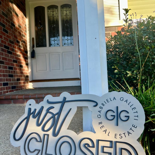 Sold Sign for Realtors, Closing Day Social Media Photo Prop, Real ...