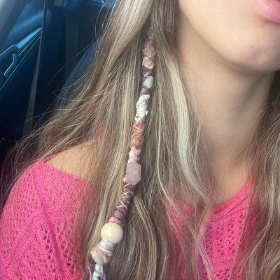 Hemp Macrame Boho Hair Wrap Yarn Dreadlock Decoration for Hair - Etsy