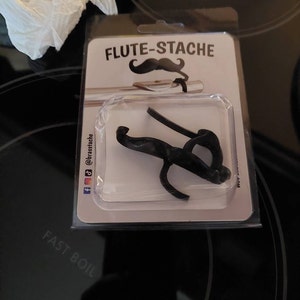 Clarinet-stache by Brasstache Clip-on Mustache for Clarinet - Etsy