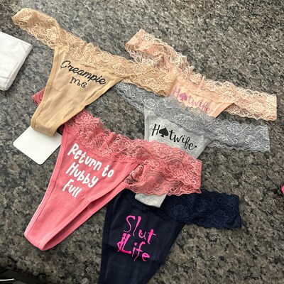 Hotwife Qos Queen of Spades Edition Blue Thong Slutwear : Slutgear XS-4X Plus - Etsy