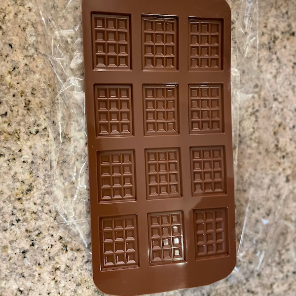 Mini Chocolate Bar Mold | Silicone | Food Grade | 12 Cavity - Etsy