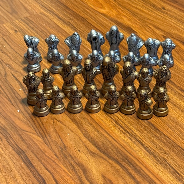 Large Chess Set - King Louis XIV Chess Pieces - Gardens of Versailles ...