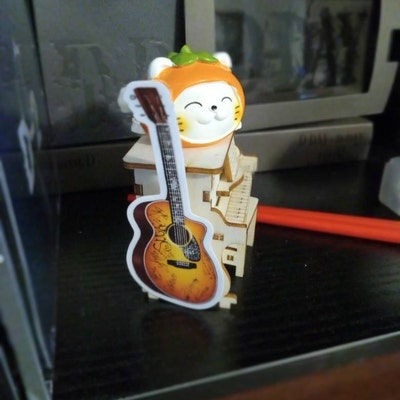 Agust D Autograph Guitar Sticker BTS Yoongi Design, 1.9 X 3.9 Die Cut ...