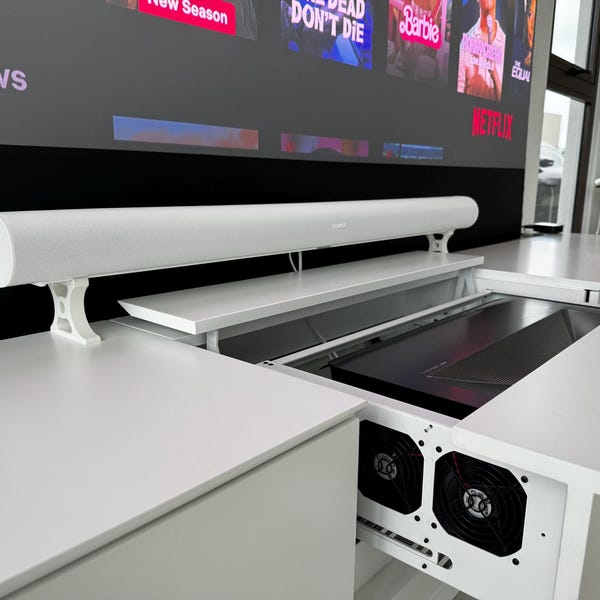 2x Angled Minimalist Speaker Stands - Small, Medium, Large - Sleek ...