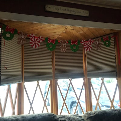 Disney Holiday Banner Mickey Christmas Decoration Disney Christmas ...