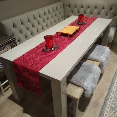 Fluted Kitchen Dining Booth Bench Seating Available in Any Colour - Etsy