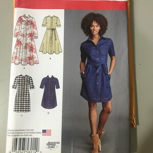 Uncut Simplicity 8134 Sewing Pattern Great Summer Wrap Front | Etsy