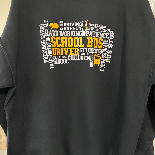 School Bus Driver Svg - Word Art - Svg - Dxf - Eps - Png - Cut File ...