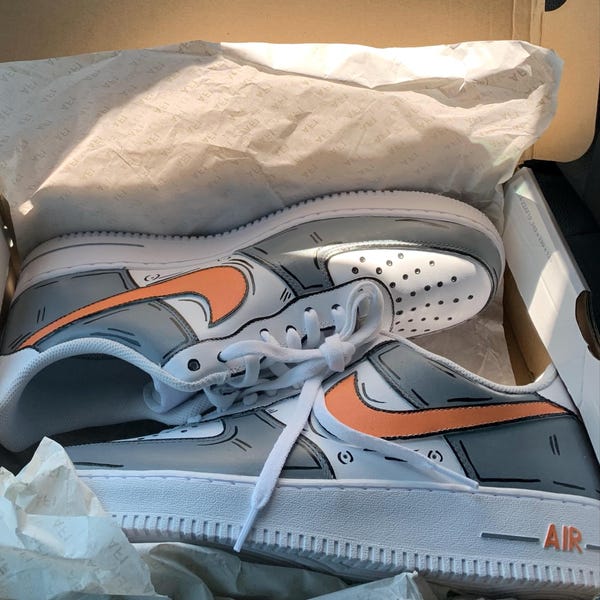 Teenage Mutant Ninja Turtles TMNT Hand Painted Nike Air Force 1 Low ...