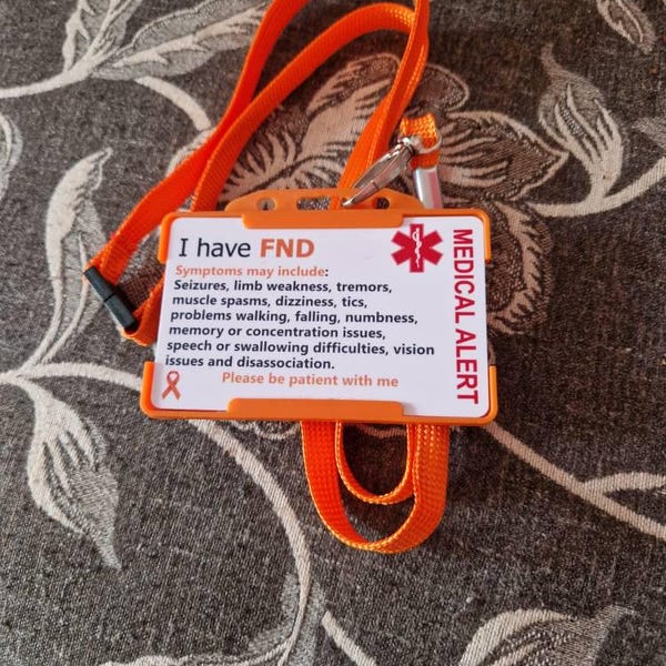 ADHD and ODD Awareness ID Card and Lanyard - Etsy
