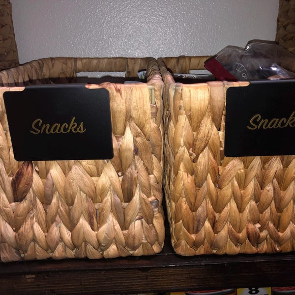 Greeting Card Box Labels, Custom Vinyl Labels, Greeting Card Organizer ...