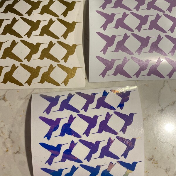 Hummingbird Stickers, Bird, Baby Shower, Wedding, Spring, Summer, Party ...