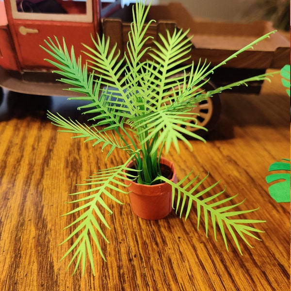 Paper Palm Tree Template DIY | Tropical Printable Papercraft House ...