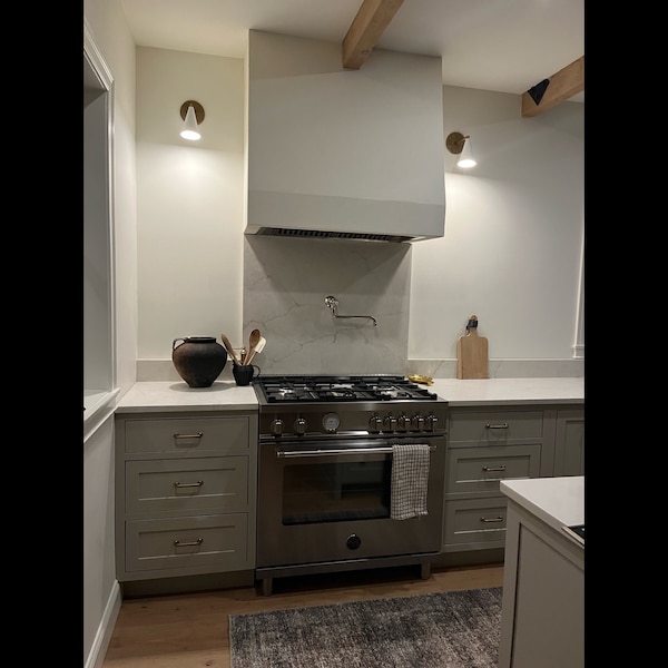 Task Wall Sconce - Brass Adjustable Swivel Wall Mount Spotlight Lamp ...