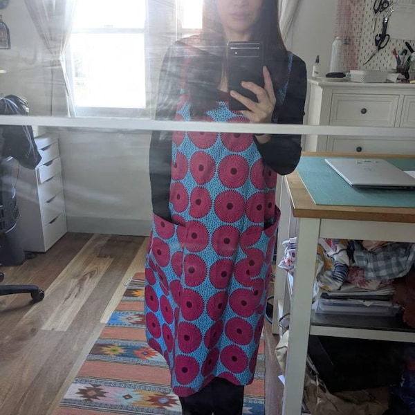 Pottery Pants Apron/sewing Pattern/ Potter's Split Leg /cross Back ...