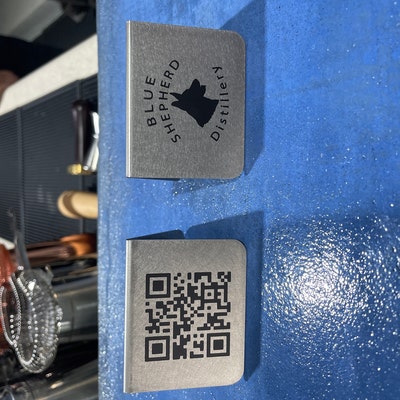 Metal QR Codes-business Logo, Restaurants, Menu, QR Code, Sustainable ...