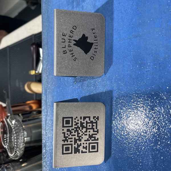 Metal QR Codes-business Logo, Restaurants, Menu, QR Code, Sustainable ...