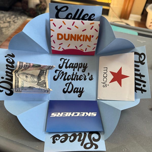 Pop Open Gift Card Box - Gift Card Holder - Baskets & Boxes - 2023 ...