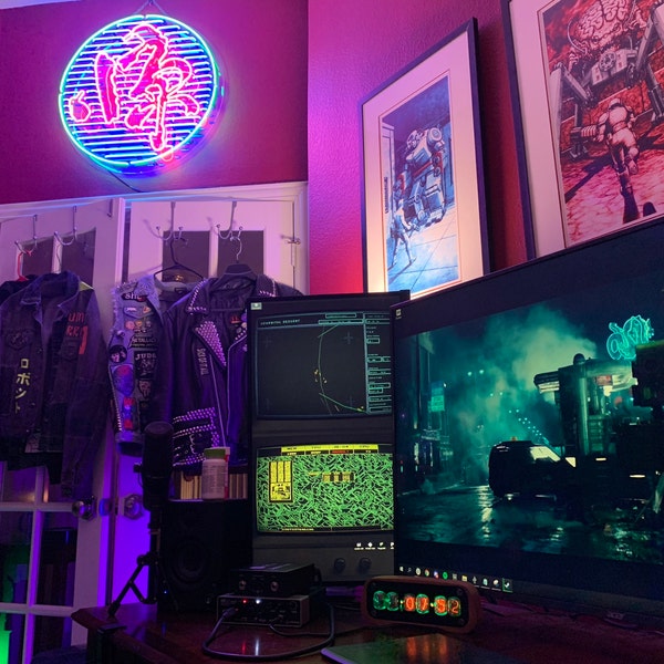 Kanji (origin) Real Neon Sign Scaled Replica From Blade Runner - Etsy