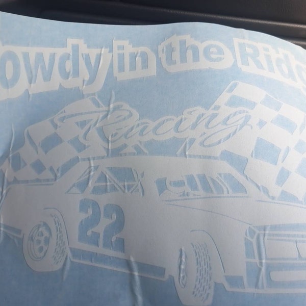Personalized Stock Car Racing Version 2 Decal - Etsy