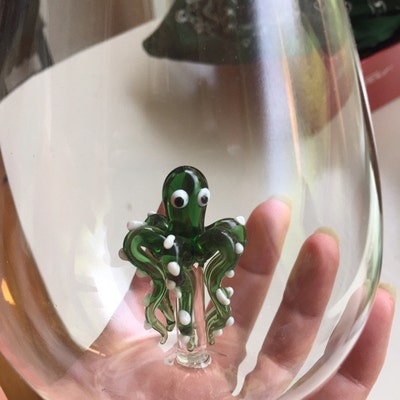 The 3D Clear Stemmed Loch Ness Monster Wine Glass™ Crystal Featured on ...