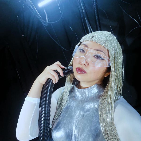 The Original Illuminated Cyberpunk Cyber Goth Visor Tron V3 Visor ...