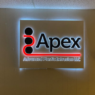 Leds Sign for Business, Backlit Sign, Custom Logo, LED Light Box, 3D ...