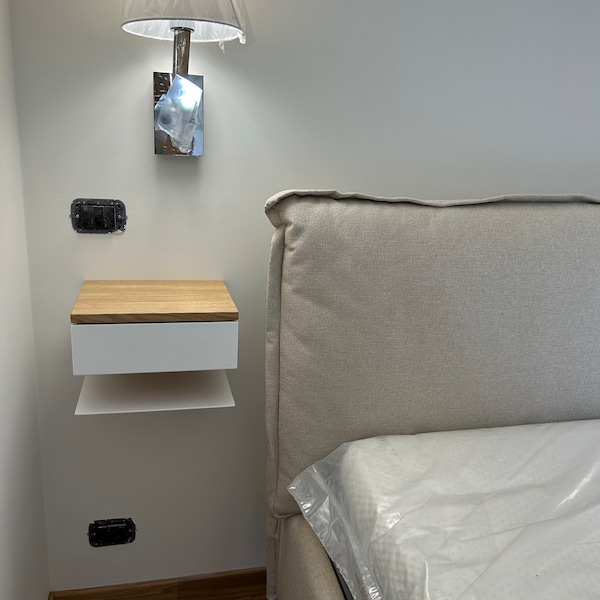 Floating Nightstand, Floating Bedside Table - Etsy