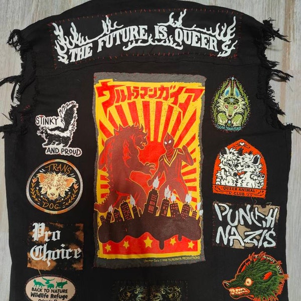 Creature of the Night Patch Goth Patch, Gothic Patches for Jackets ...