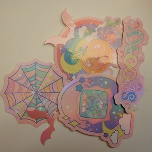 Rainbow UFO Holographic Sticker - Etsy