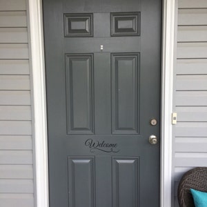 Welcome Decal Vinyl Door Sticker Wall Family Kids Welcome | Etsy