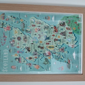 Illustrated Map, Mythical Beasts of Ancient Greece, Art Print - Etsy