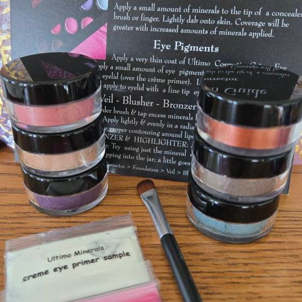 BLACK ORCHID Deep Plum Purple All Natural Loose Eye Shadow Pigment 2g ...