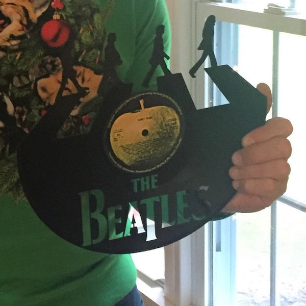 The Beatles 1 - Laser Cut - Carved Vinyl Record Art - Music Gift for ...