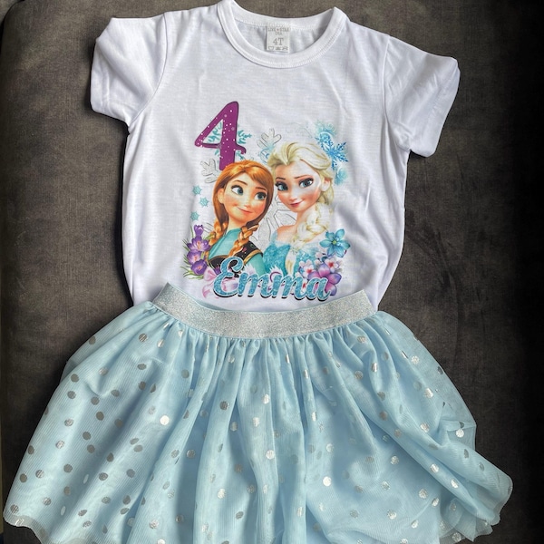 Fourth Birthday Princess Shirt, Disney Princess Birthday Shirt, Princess Birthday Shirt, Girls ...