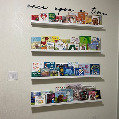 Once Upon a Time Cut Out, Nursery Wall Decor, Reading Wall, Fairytale ...