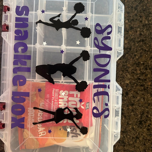 Personalized Snackle Box, Cheer Leader Snackle Box, Charcuterie on the ...