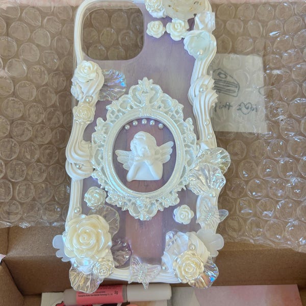 Decoden 3D Angel Phone Case, Cute Cherub Custom Phone Case for iPhone ...