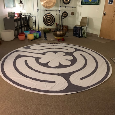 Custom LARGE Portable Labyrinth for Meditation at Home, LARGE SIZE ...