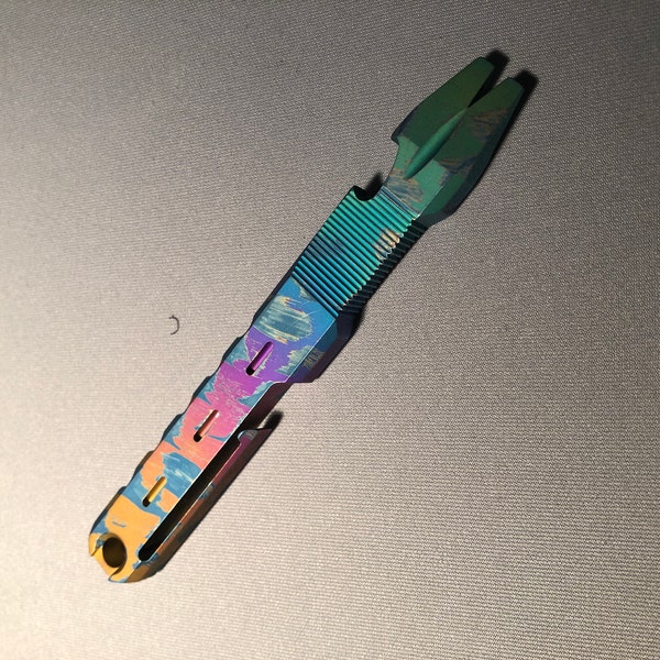 Titanium Pocket Pry Bar, EDC Multi Tool Crowbar - Etsy