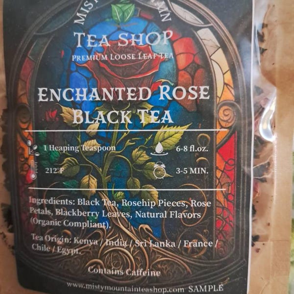 Secret Garden Tea Party / Earl Grey Tea / Black Tea / Birthday Gift ...
