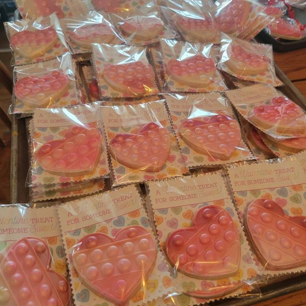 Instant Download Valentine's Day Mini Cookie Card, Printable Candy ...