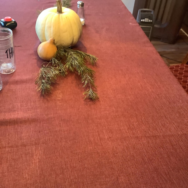 Faux Burlap Textured Solid Tablecloth / Home / Wedding / Picnic ...