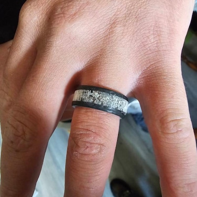 Elk Antler Ring, Elk Antler Rings, Unique Wedding Ring, Natural Shed ...