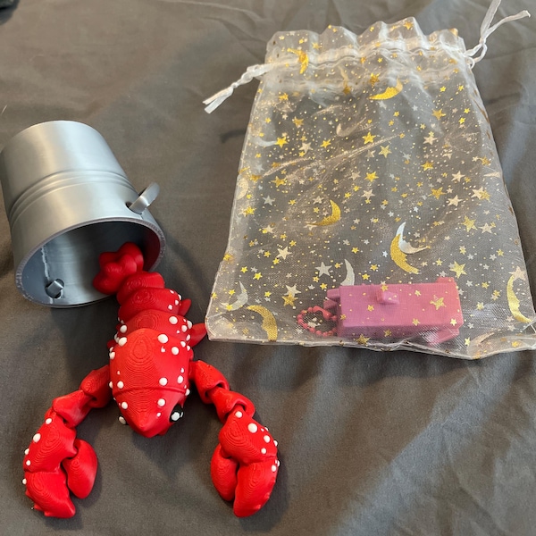 3D Printed Mini Flexi Animal Fidget 3D Printed Fidget Toy Flexi Toy ...