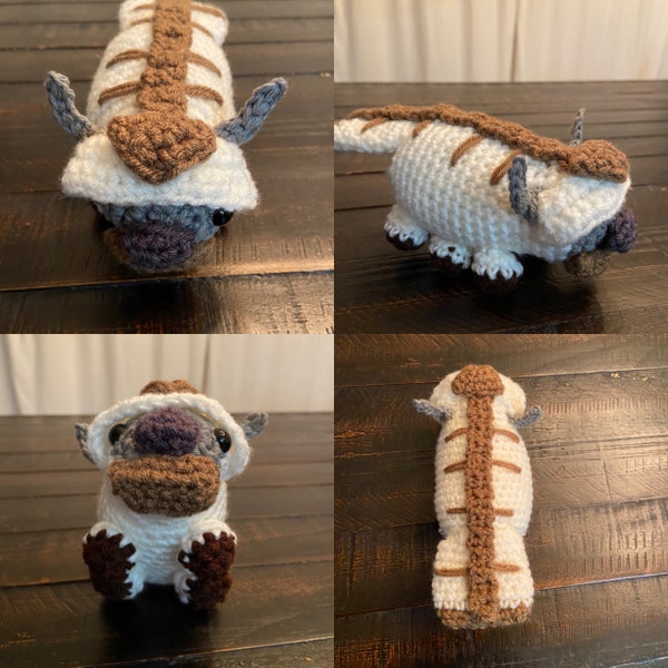 PDF PATTERN for Crochet Appa Amigurumi Doll Toy Plushie Avatar the Last ...